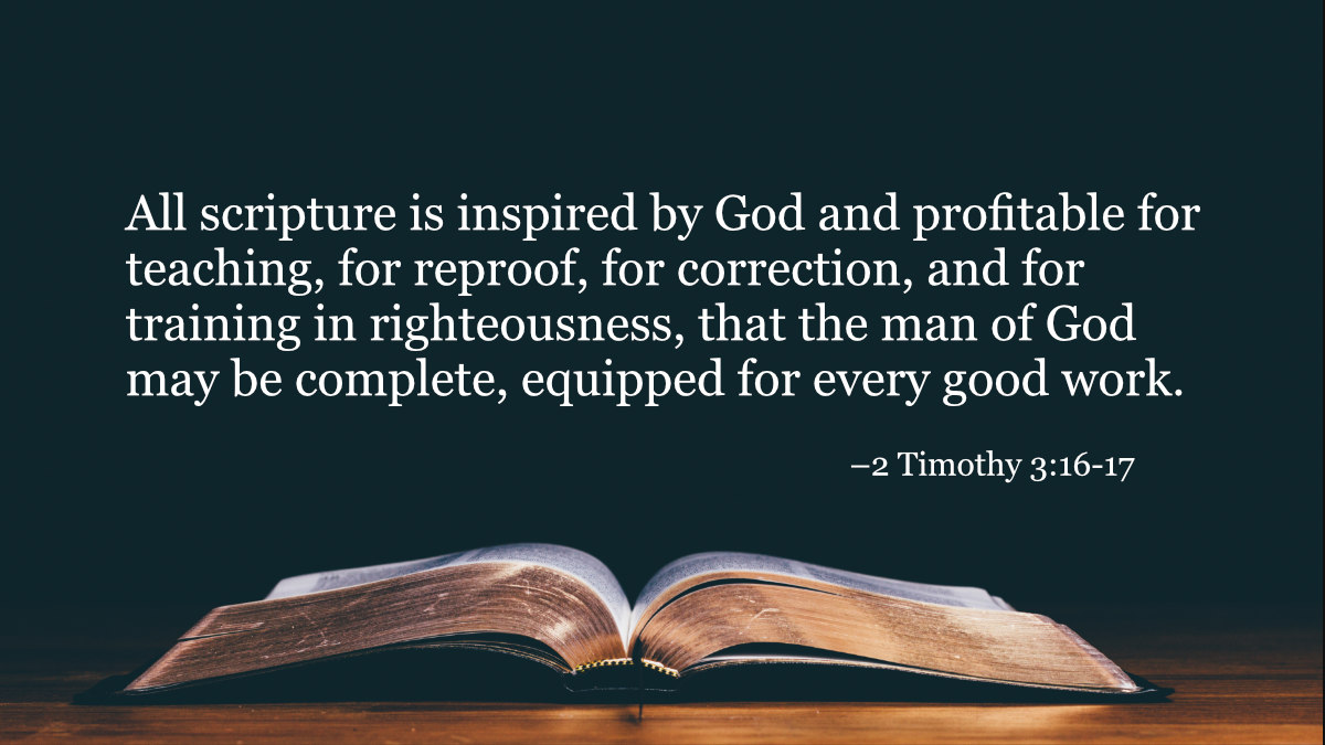 Your Daily Bible Verses — 2 Timothy 3:16-17 — Integrated Catholic Life™