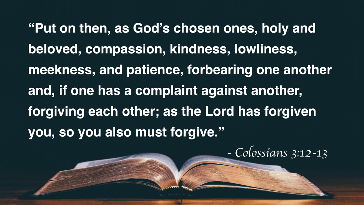 Your Daily Bible Verses — Colossians 3:12-13 — Integrated Catholic Life™