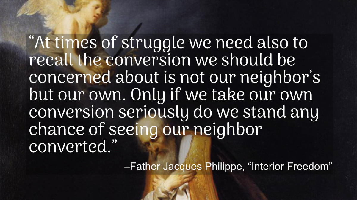 Daily Quote—Father Jacques Philippe — Integrated Catholic Life™