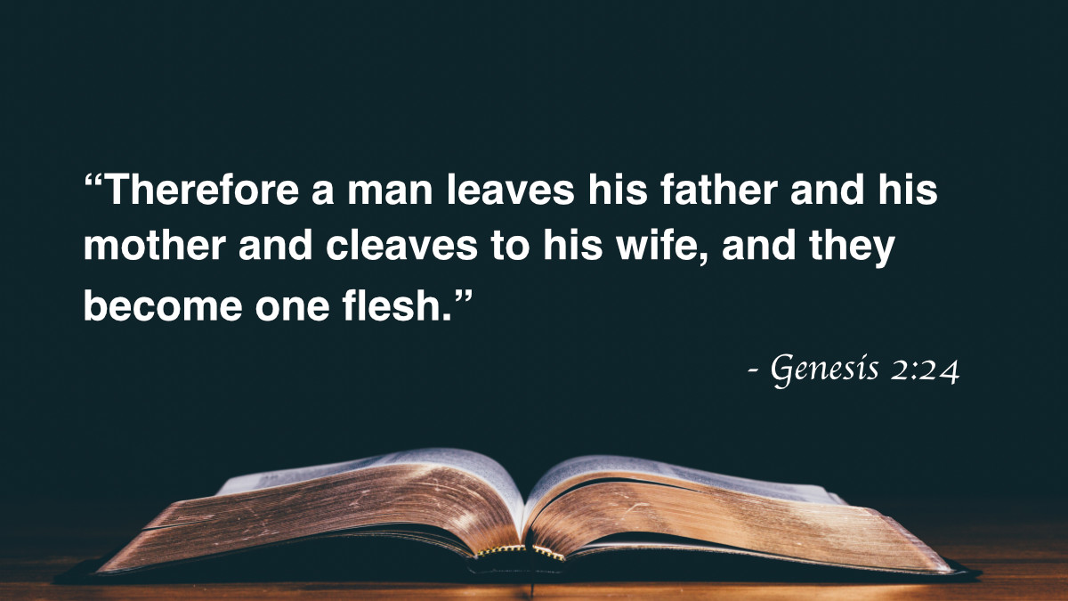 Your Daily Bible Verses — Genesis 2:24 — Integrated Catholic Life™
