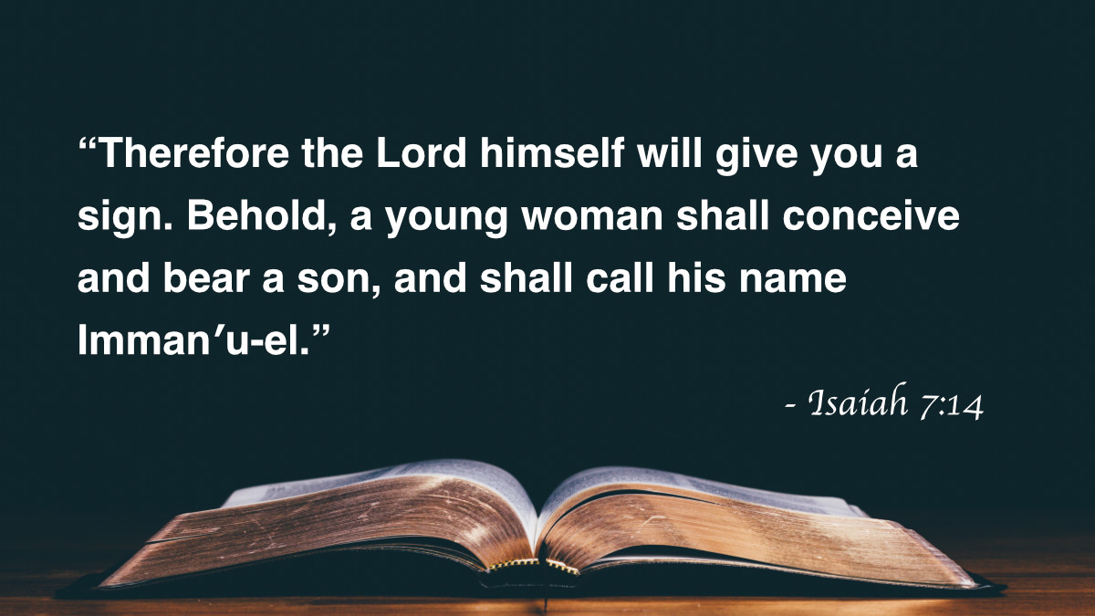 Your Daily Bible Verses — Isaiah 7:14 — Integrated Catholic Life™