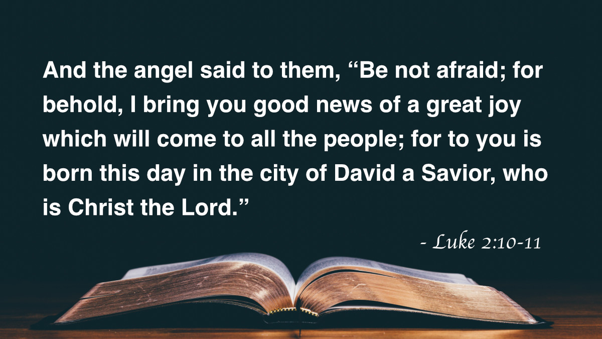 Your Daily Bible Verses — Luke 2:10-11 — Integrated Catholic Life™