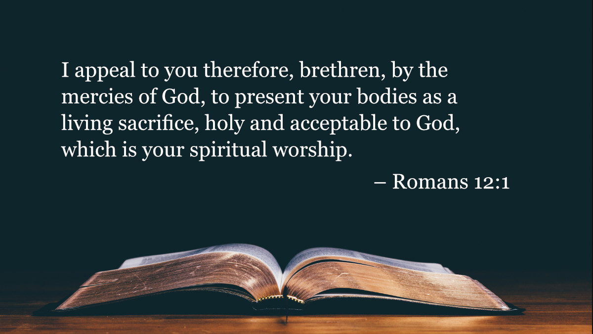 Your Daily Bible Verses — Romans 12:1 — Integrated Catholic Life™