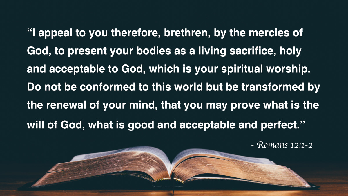 Your Daily Bible Verses — Romans 12:1-2 — Integrated Catholic Life™